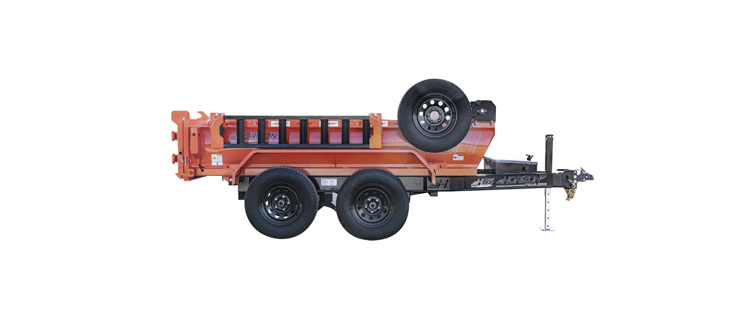 HZ5 7.6K 10' X 60" BP Single Cylinder Dump Trailer | Horizon Trailers