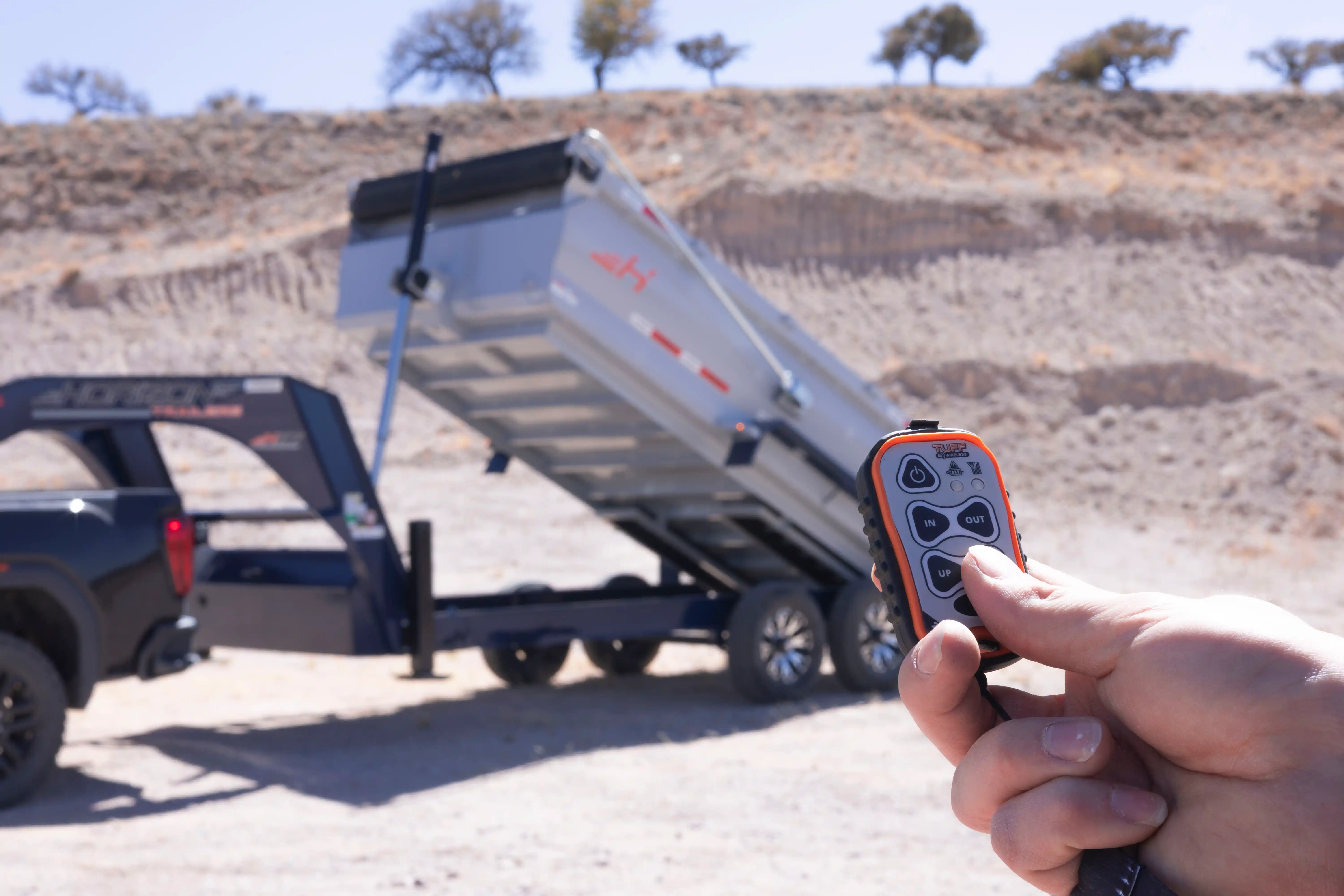 HZ7 17.9K 83" GN Telescopic Dump Trailer | Horizon Trailers