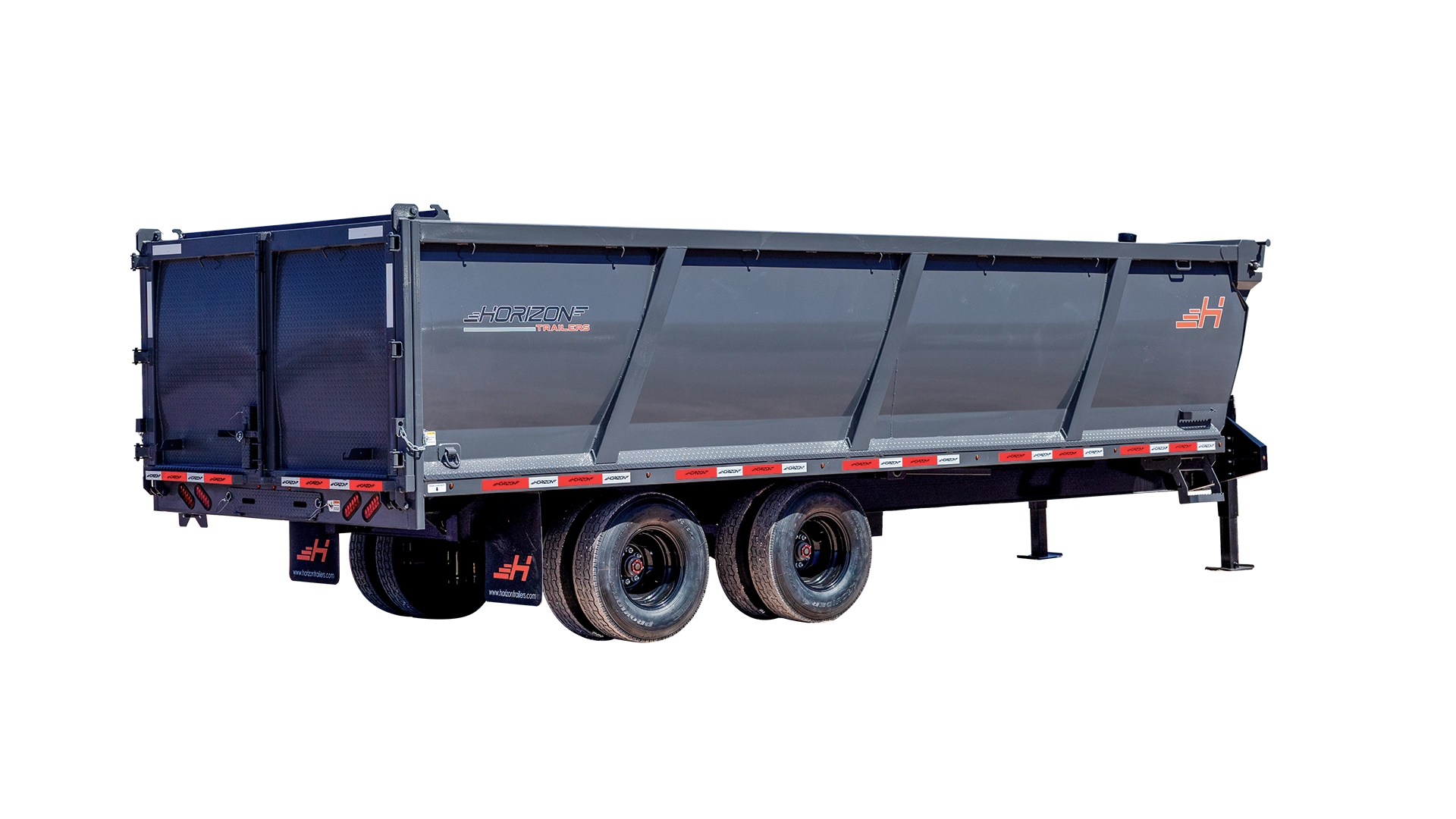 HZH 25K 96" PH Telescopic Dump Trailer | Horizon Trailers