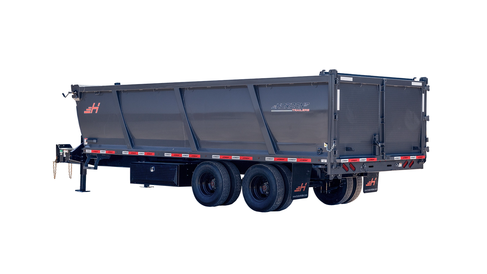 HZH 25K 96" PH Telescopic Dump Trailer | Horizon Trailers