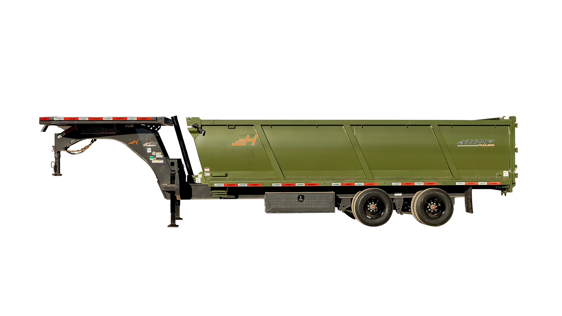 HZH 25.9K 96" GN Telescopic Dump Trailer | Horizon Trailers