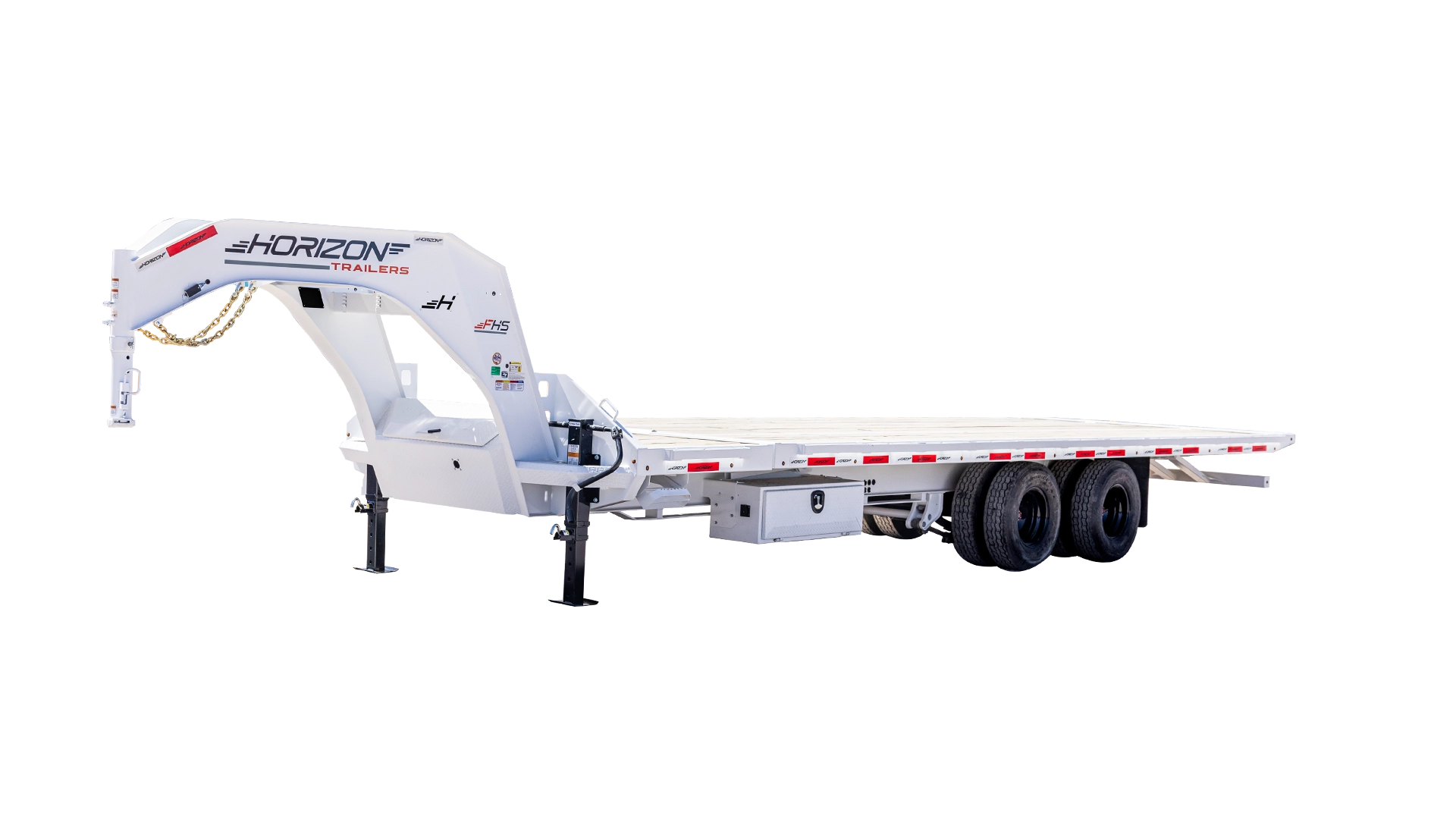 FHSSS 25K 102" GN Flat Deck Split Tilt Trailer | Horizon Trailers