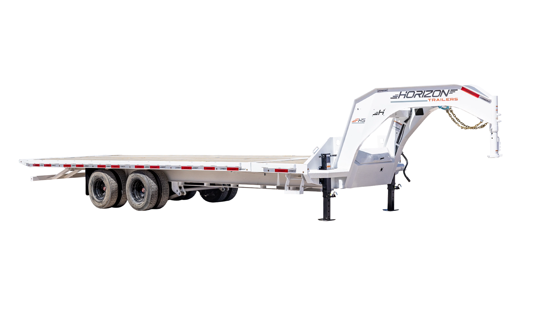 FHSSS 25K 102" GN Flat Deck Split Tilt Trailer | Horizon Trailers