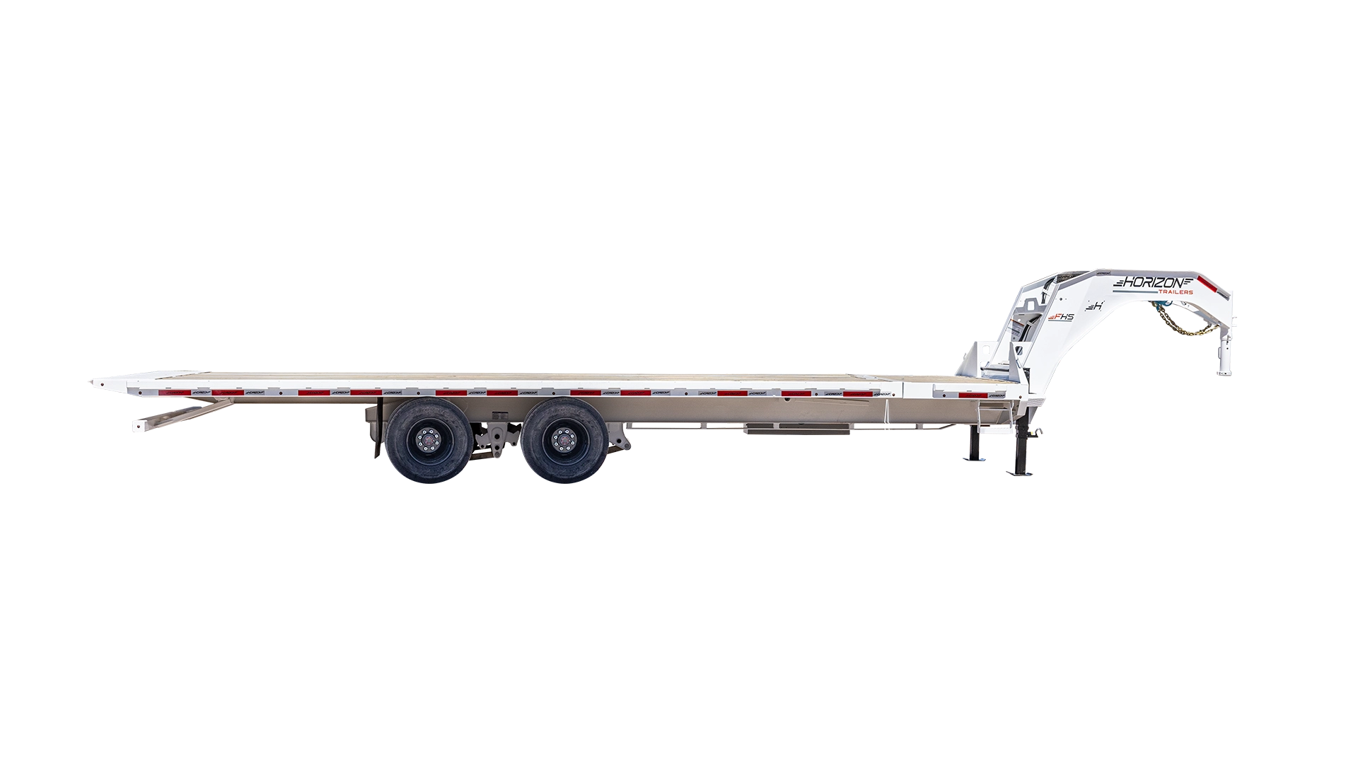 FHS 30K 102" GN Flat Deck Split Tilt Trailer | Horizon Trailers