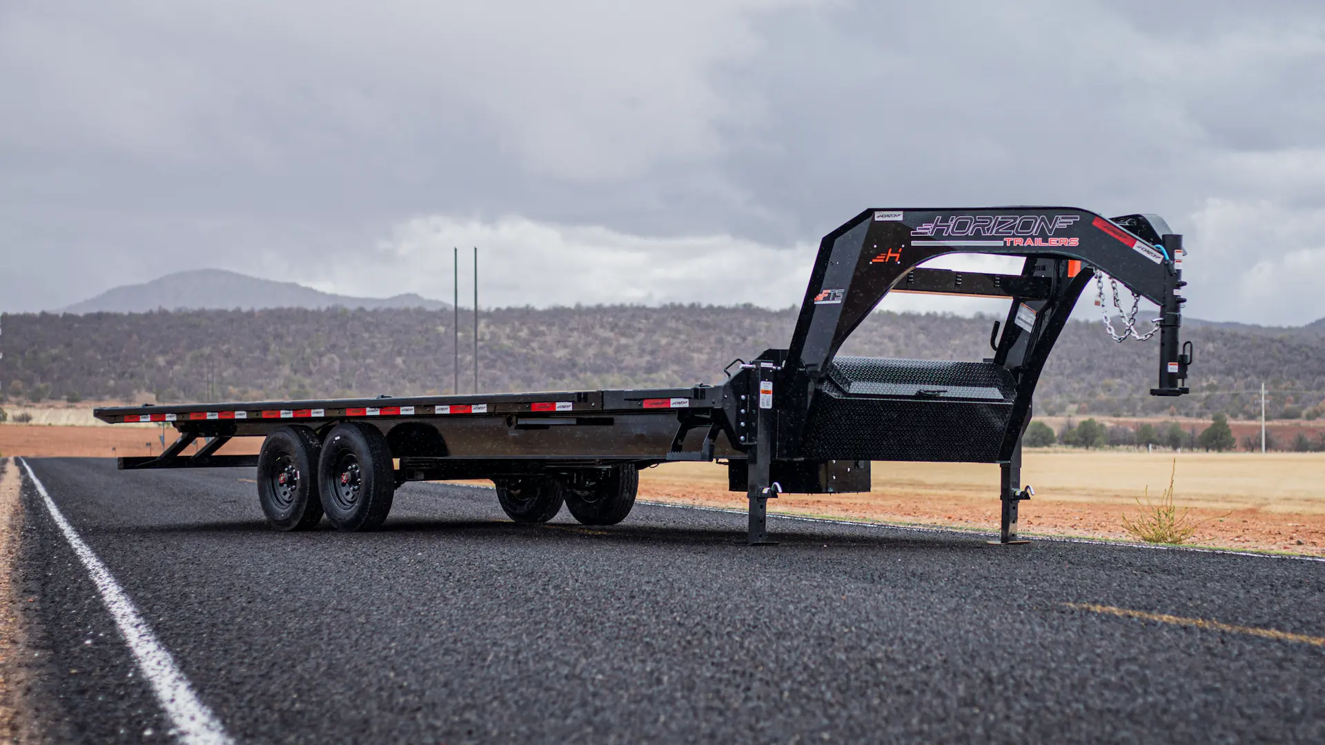 FTS 22.4K 102" GN Flat Deck Split Tilt Trailer | Horizon Trailers